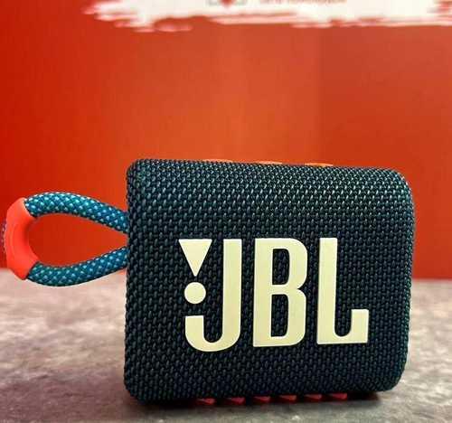 Беспроводная Bluetooth колонка JBL GO3, синяя