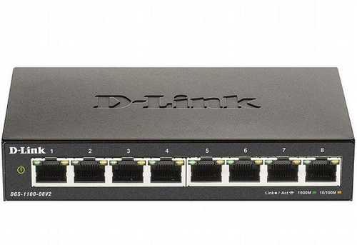 D-Link DGS-1100-08V2/A1A Настраиваемый L2 коммутат