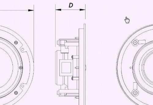 Акустическая система потолочная DAS Audio deco-6-T