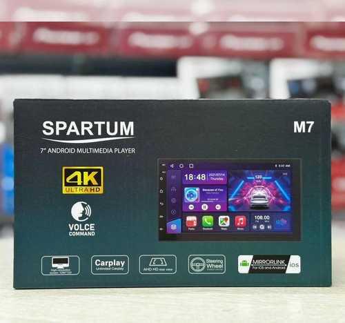 Аndrоid мaгнитола 4 64Gb spartum M7 Carplay