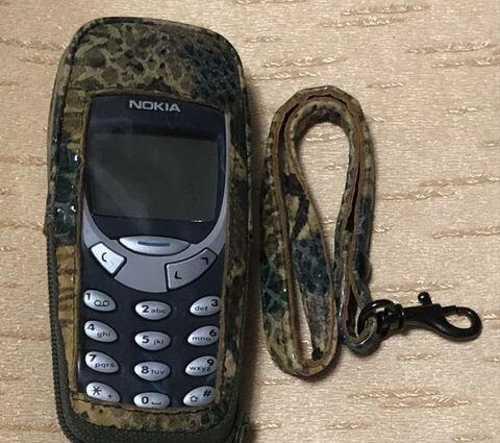 Чехол кожаный на молнии Nokia 3310