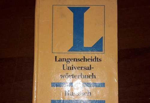 Словарь по немецкому языку Langenscheidts (новый)