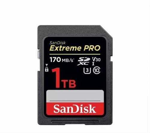 1Tb SanDisk Extreme Pro sdxc UHS-I U3 V30 170/90