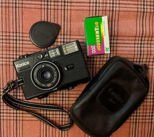 Плёночный фотоаппарат konica c35 ef3