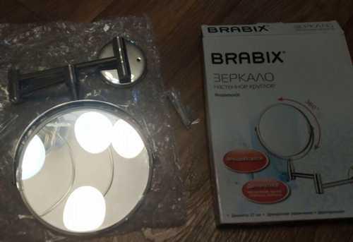 Зеркало настенное круглое Brabix
