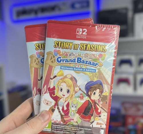 Story OF seasons Grand Bazaar Nintendo Switch 2 Новый картридж