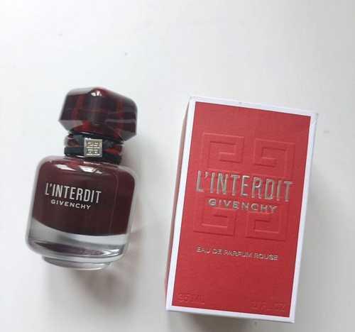 Givenchy L'interdit Rouge 35ml парфюм франция