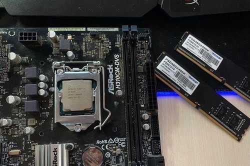 Материнская плата asrock H310CM-DVS, LGA 1151v2