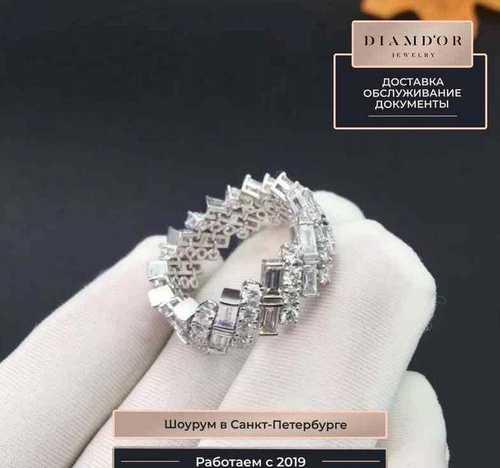 Cartier кольцо Reflection с бриллиантами