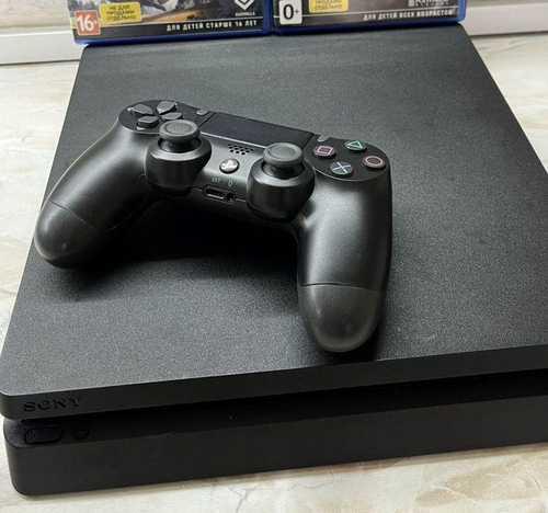 Sony playstation 4 slim 1tb с играми