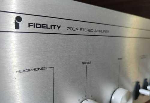 Усилитель мощности звука fidelity 200A