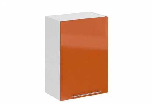 Шкаф навесной 60 см оранжевый металлик