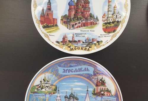 Декоративные тарелки стран мира и городов России