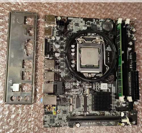 Материнская плата Asus p8h61  Pentium g2010  8gb