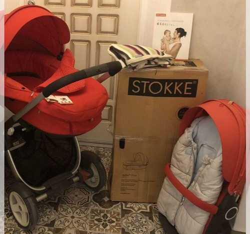 Детская коляска stokke crusi 2в1