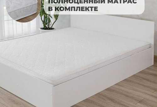 Кровать 180х200 двуспальная с матрасом