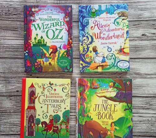 Usborne Illustrated Originals, английские книги