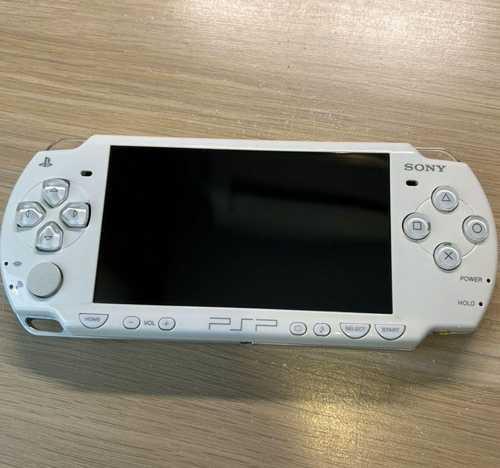 Sony PSP Slim, белая, прошитая