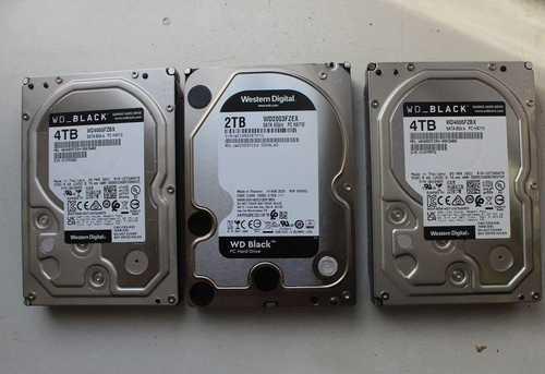 4tb wd black состояние свеже новое