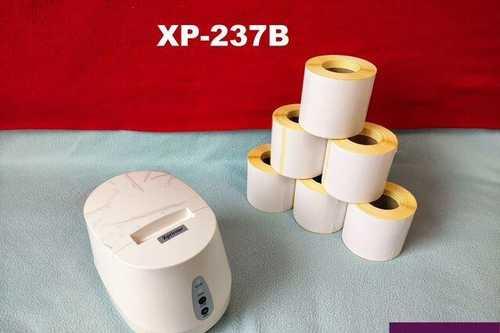 Принтер этикеток штрих кода Xprinter XP-237B