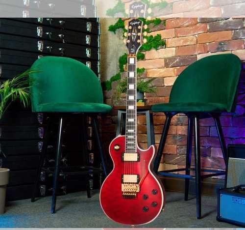 Epiphone Alex Lifeson Les Paul Custom Axcess Ruby