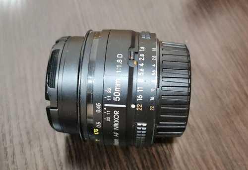 Nikon af nikkor 50mm 1.1.8d
