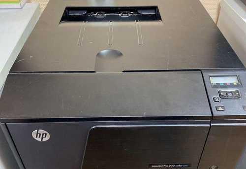 Цветной принтер HP Laser Jet Pro 200 color