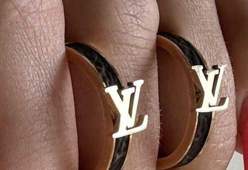 Серьги конго Louis Vuitton золото