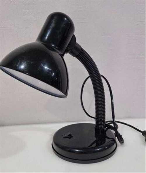 Лампа настольная чёрная