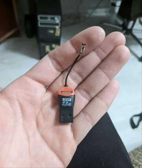 Картридер переходник USB на micro SD карту памяти