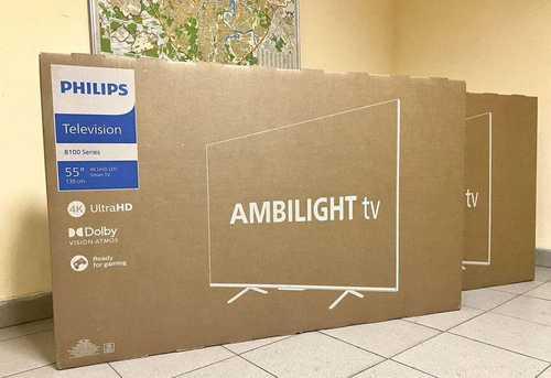 Новый Philips 55 4K Ambilight SMART TV 2023