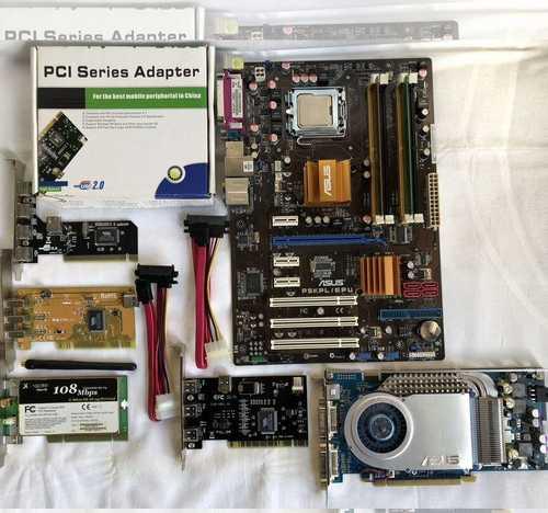 Asus P5KPL/EPU   Intel Core 2 quad Q6600   ништяки