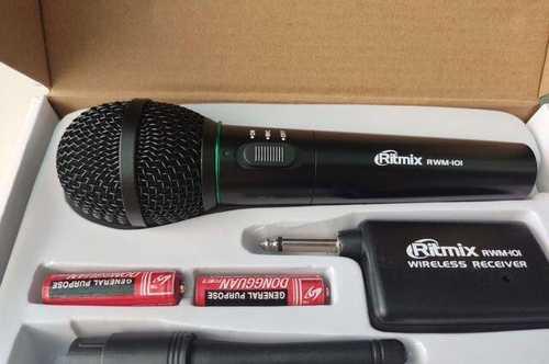 Микрофон беспроводной/проводной Ritmix RWM-101