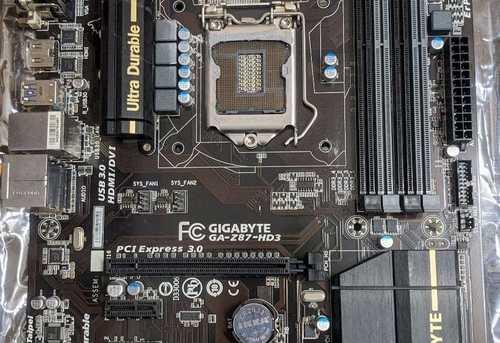 Материнская плата lga 1150 Gigabyte z87