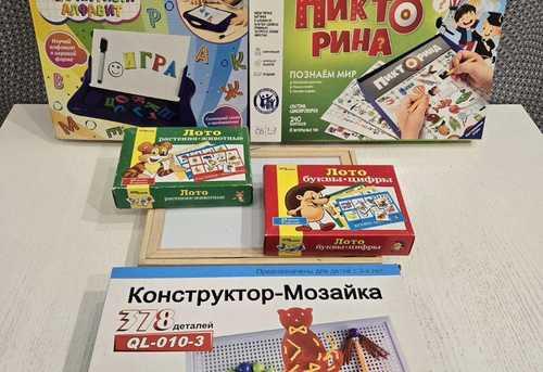 Мозаика, лото, магнитные развивающие игры