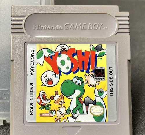 Оригинальный картридж Nintendo Game Boy Yoshi