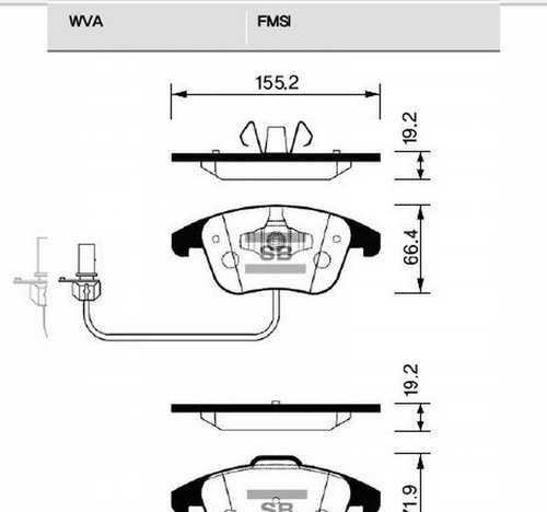 Колодки тормозные дисковые передние серия:hi-q vw jetta iv (162, 163, av3, av2), skoda octavia ii co