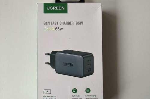Зарядное устройство ugreen GaNX 65w