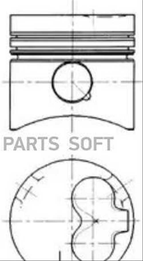 Kolbenschmidt 90732600 Поршень в к-те VW 76 51
