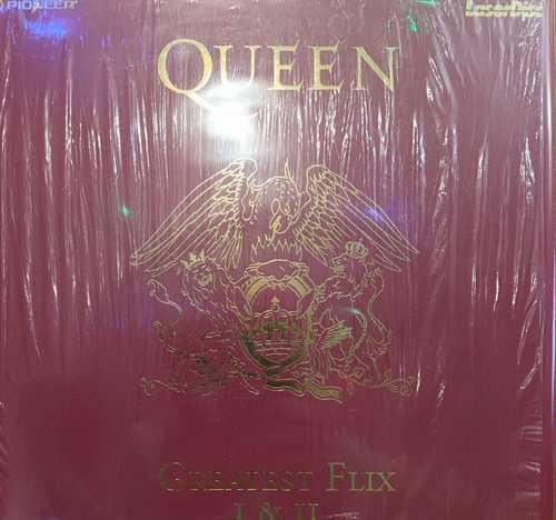 Laserdisc LD Queen Greatest Flix 1 & 2