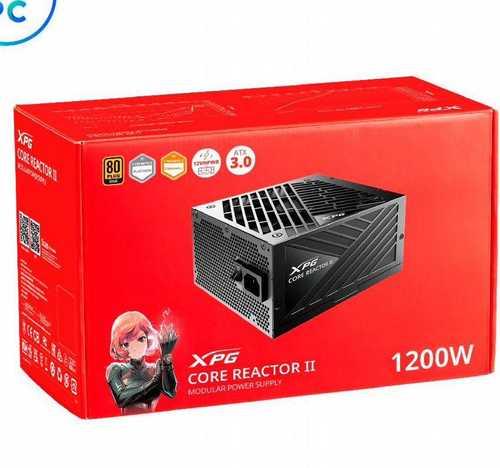 Блок питания 1200W adata XPG core reactor II corereactorii1200G-bkceu 80  Gold