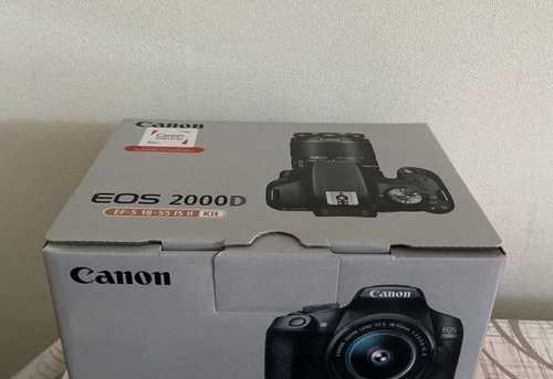 Фотоаппарат canon eos2000d