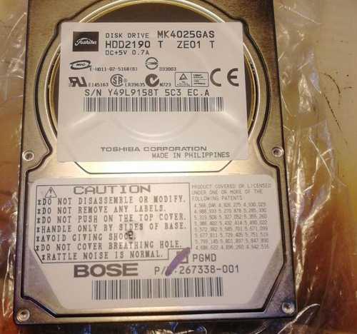 Bose lifestyle 38/48 hdd ide 40gb