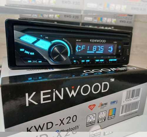 Новая магнитола Kenwood 4x60 с Bluetooth