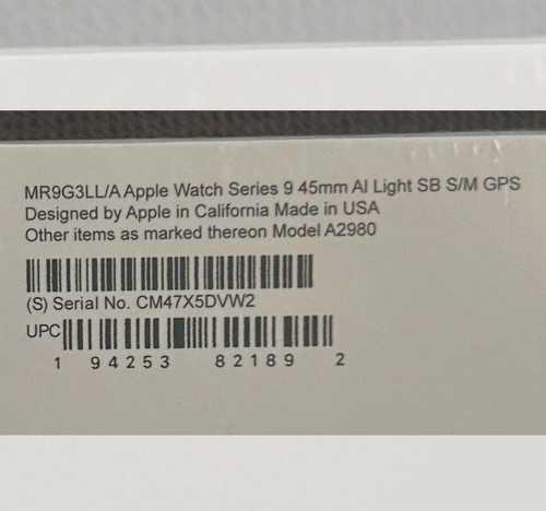 Apple watch series 9 45 mm