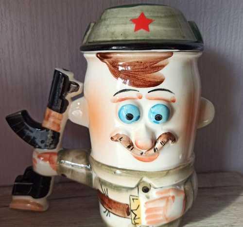 Кружка Солдат, фарфор