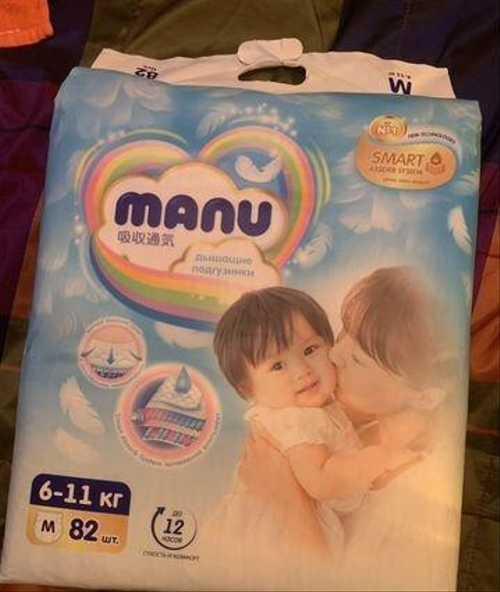 Подгузники manu