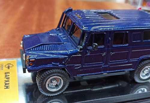 Масштабная модель скейл 1/43 Бархан синий