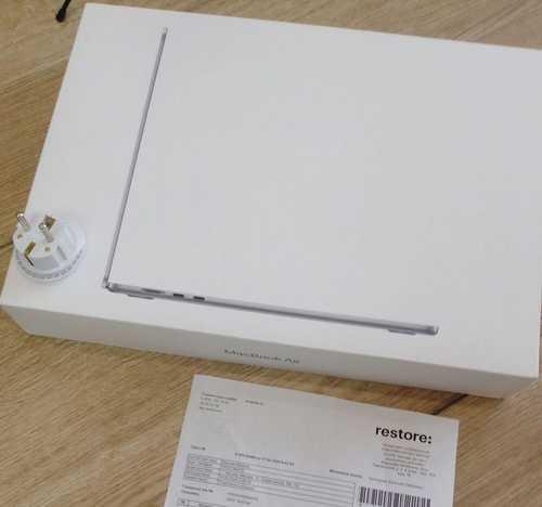 Macbook air 15 m3 2024 41цикл гарантия