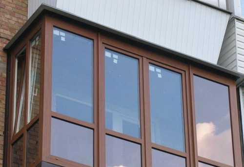 Алюминиевые рамы на балкон окна пвх 1800*1890